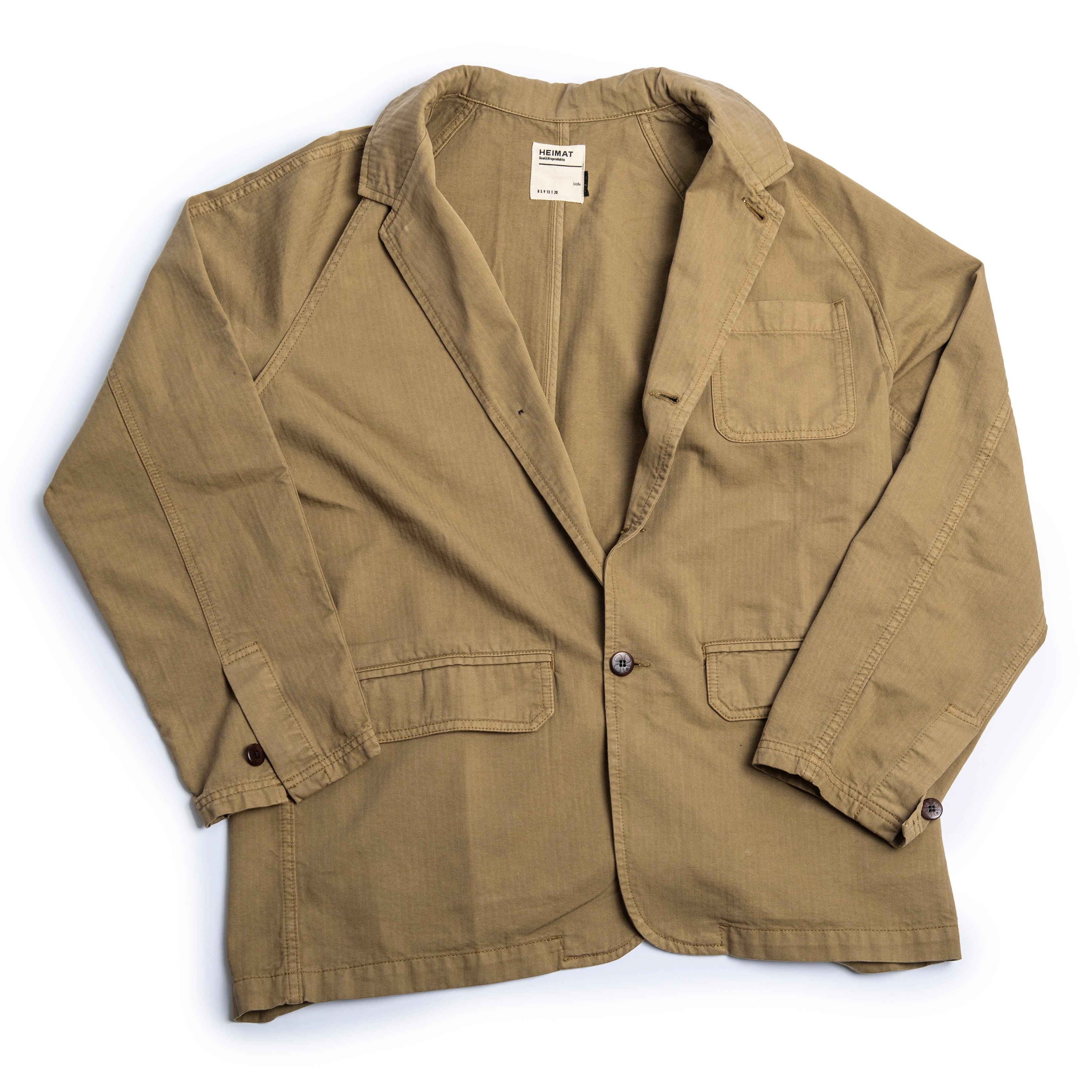 Artist Blazer - Herringbone Cotton – Heimat Textil